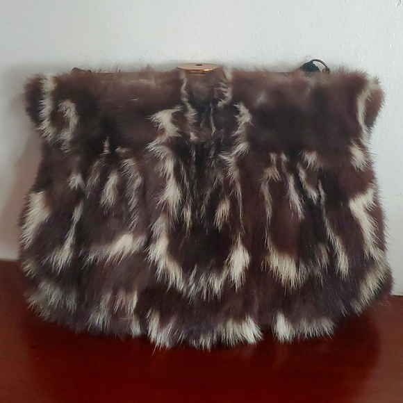 Bags | Vintage Real Fur Purse | Poshmark